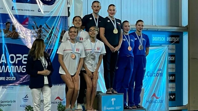 Perú Ganó 6 Medallas En Natación Artística - Todo Sport